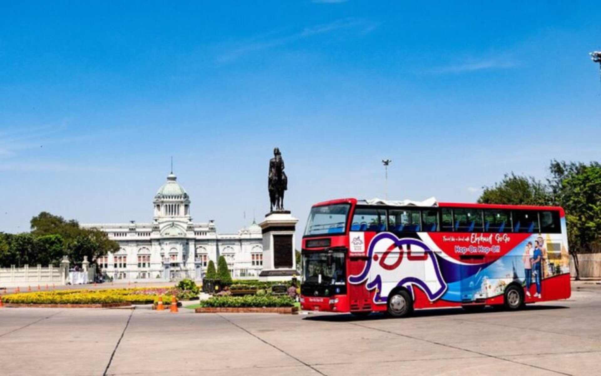 Bangkok : Circuit pédestre + Circuit en bus hop-on-hop-off